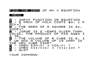 Planeta Sinclair: BASIC Apascalado no ZX81 (8) Find Zero